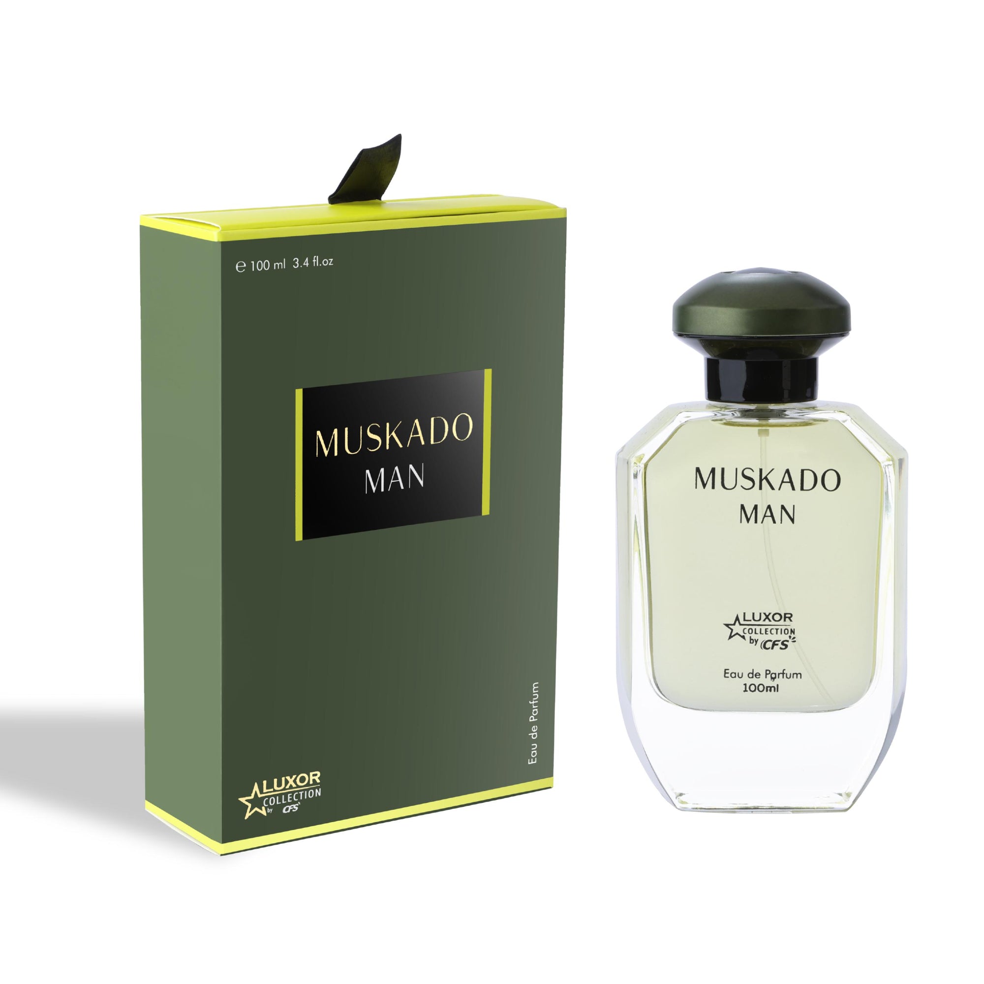 CFS Muskado Green 100ml Eau De Parfum Long Lasting EDP Perfume for Men ...